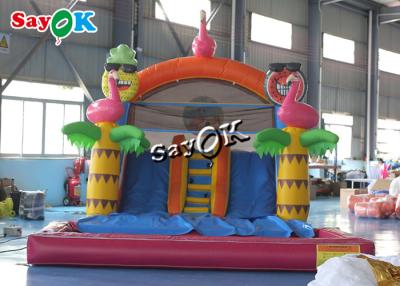 China Commercial Inflatable Water Slide with Pool Set 0.55mm PVC Tarpaulin Bouncer Slip N Slide for sale