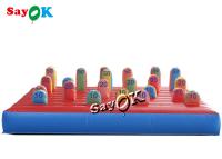 China 3m 10ft Outdoor Carnival Inflatable Ring Toss Game with Custom Logo Printing for sale