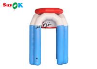 China Commercial Airtight Inflatable Basketball Hoop Shooting Carnival Game Custom Size PVC for sale