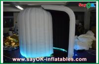 China Inflatable Photo Booth 2.4x2.4x2.5m Oxford Cloth with LED Lights and CE Blower for sale