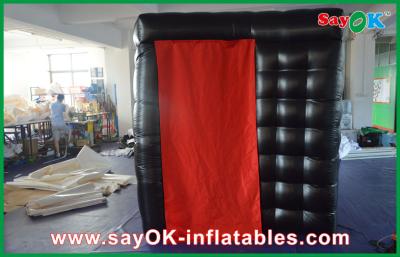 China Inflatable Photo Booth 2.3x2.3x2.6m 12 Color LED Portable Photo Booth with Blower for sale