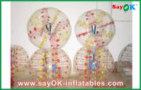 China Colorful TPU Bubble Ball 0.6mm 1.5m DIA Inflatable Body Bumper Ball for Fun for sale