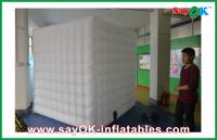 China 2.6m Inflatable Photo Booth with LED Light 210D Oxford Cloth White for sale