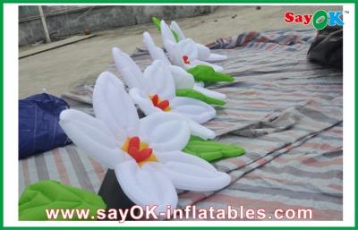 China Custom Inflatable Flower LED Decoration 2m Height with CE Blower for Wedding Party for sale