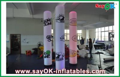 China Custom Inflatable LED Lamp Post 110V 220V for Event Decoration Party Advertising for sale