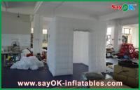 China Inflatable 360 Photo Booth Enclosure 2.4m x 2.4m x 2.5m with LED Lights and CE Blower for sale