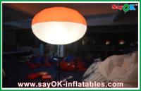 China Nylon Cloth Inflatable LED Tripod Ball 2m Height Customizable Decorative Lighting for sale
