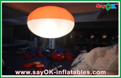 China Nylon Cloth Inflatable LED Tripod Ball 2m Height Customizable Decorative Lighting for sale