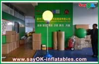 China 2m Diameter Inflatable LED Lighting Ball Decoration 190T Nylon Cloth with White Stand for sale