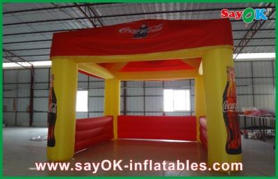 China Inflatable Exhibition Tent Giant Camping Tent 4x4m Oxford Cloth PVC Tarpaulin Outdoor Event Tent for sale