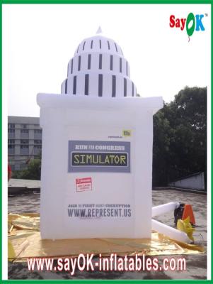 China White Giant  Inflatable Tower Custom Inflatable Products For Advertising for sale