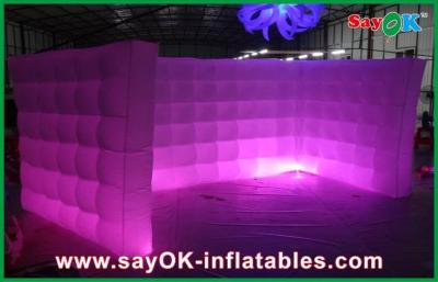 China LED Lighting Inflatable Camping Tent Wall 4m x 2m for Advertising Ceremony for sale