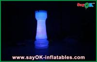 China DIa 2m Inflatable Pillar Lighting Decoration With 16 Different Colors for sale