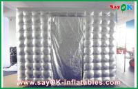 China Inflatable Photo Booth Oxford Cloth 2.4x2.4x2.5m with LED Lights and CE Blower for sale