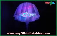 China Nylon Oxford Inflatable Jellyfish LED Lighting Decoration Dia 1.5m 2.0m Custom Color for sale