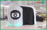 China Inflatable Photo Booth Portable 2.4m x 2.4m with LED Lighting for Events for sale