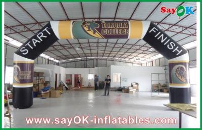 China Custom Inflatable Arch 6x3M Oxford Cloth Advertising Finishing Line Arch with CE Blower for sale