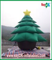 China Green Inflatable Christmas Tree Inflatable Holiday Decorations for sale