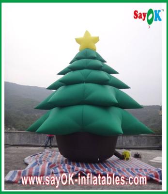 China Green Inflatable Christmas Tree Inflatable Holiday Decorations for sale