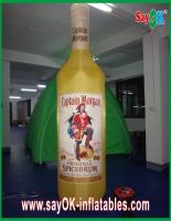 China Custom Polyester Inflatable Wine Bottle 210D Oxford Cloth Commercial Grade for Advertising Events for sale