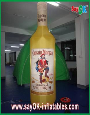 China Custom Polyester Inflatable Wine Bottle 210D Oxford Cloth Commercial Grade for Advertising Events for sale
