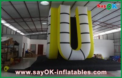 China Custom Inflatable U Shape Waterproof Logo Printing PVC Oxford Cloth Promotional Advertising Decoration for sale