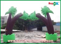 China Custom Inflatable Christmas Tree Decoration 210D Oxford Cloth with Blower for Festival Events for sale