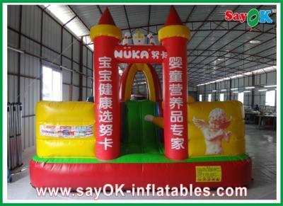 China Commercial Grade 0.55mm PVC Inflatable Bouncy Castle for Amusement Park for sale