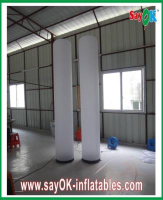 China 1.5m Dia Inflatable LED Pillar 190T Oxford Cloth Event Decoration 100-240V for sale