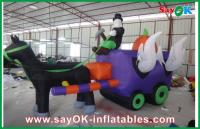 China Oxford Cloth Inflatable Halloween Carriage Decoration 1m to 4m Custom Size for Party for sale