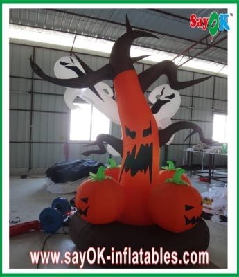 China Giant Inflatable Halloween Decorations with LED Lighting 1m-4m Custom Size for sale