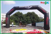 China Custom Inflatable Finish Line Arch 6m x 3m Promotional Event Arch with Logo for sale