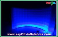 China White Inflatable Air Tent Waterproof 4m x 2m x 1.8m with LED Light for Exhibition for sale