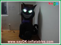 China 1m-4m Inflatable Halloween Cat with LED Lighting - CE/UL Certified Bouncer for Rental Business for sale