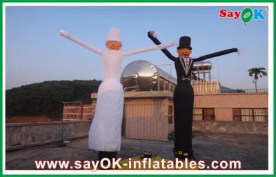 China Eco-Friendly 3m Inflatable Air Dancer Man for Restaurant Opening Ceremony Advertising for sale