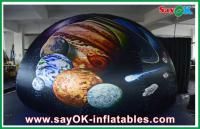 China Inflatable Air Dome Projection Tent 4m Black Planetarium Dome with CE Blower for Education for sale