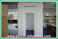 China Inflatable Photo Booth Oxford Cloth 2.4x2.4x2.5m with LED Lighting for Events for sale
