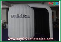 China Inflatable Photo Booth Tent 2.4x2.4x2.5m Oxford Cloth with LED Lighting for Party Studio for sale