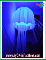 China Inflatable Jellyfish Decoration 1.5m 2.0m 190T Nylon Oxford LED Lighting for Wedding Party Events for sale