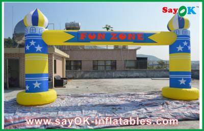 China Custom Inflatable Finish Arch 6m x 3m with Logo Printing for Advertising Events for sale