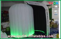 China Inflatable Photo Booth 2.4x2.4x2.5m Oxford Cloth Black Inside White for Wedding Party for sale