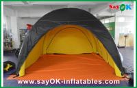 China Outwell Inflatable Camping Tent 4x4m Oxford Cloth PVC Black Yellow Customizable for sale