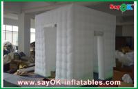 China Inflatable Photo Booth Enclosure 2.4x2.4x2.5m with LED Lights and CE Blower for Wedding Events for sale