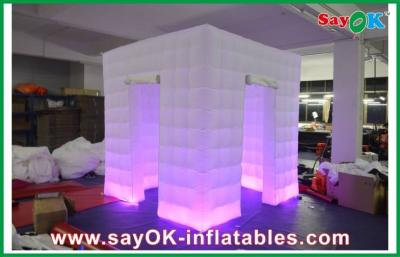 China Inflatable Photo Booth 2.4x2.4x2.5m Waterproof Oxford Cloth Blow Up Booth for Events for sale