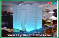 China Inflatable Photo Booth with LED Lighting 2.4x2.4x2.5m for Party Exhibition for sale