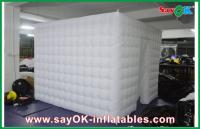 China Inflatable Photo Booth 2.4x2.4x2.5m with LED Lights and Logo Printing for Events for sale