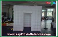 China Inflatable Photo Booth 2.4x2.4x2.5m Portable Party Tent with LED Lights and CE Blower for sale