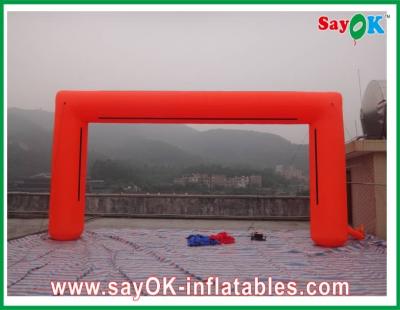 China Custom Inflatable Arch Frame 6x3m PVC Oxford Cloth Event Arch with Logo Printing for sale