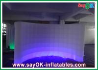 China Inflatable Work Wall 4m x 2m x 1.8m Oxford Cloth with LED Lighting for Exhibition Event for sale