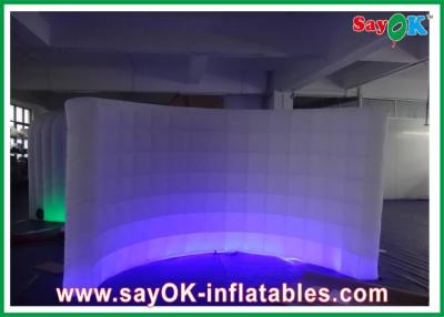 China Inflatable Work Wall 4m x 2m x 1.8m Oxford Cloth with LED Lighting for Exhibition Event for sale